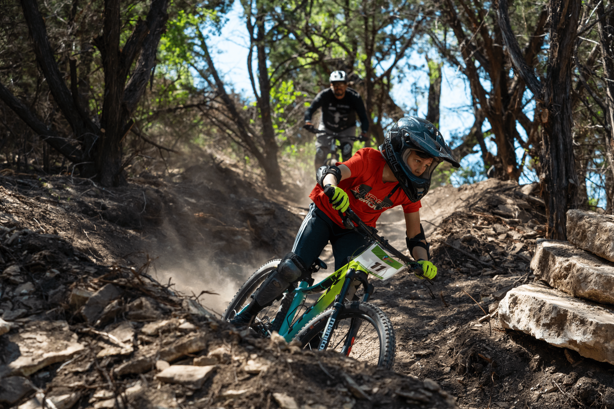 Downhill Mountain Bike Riding